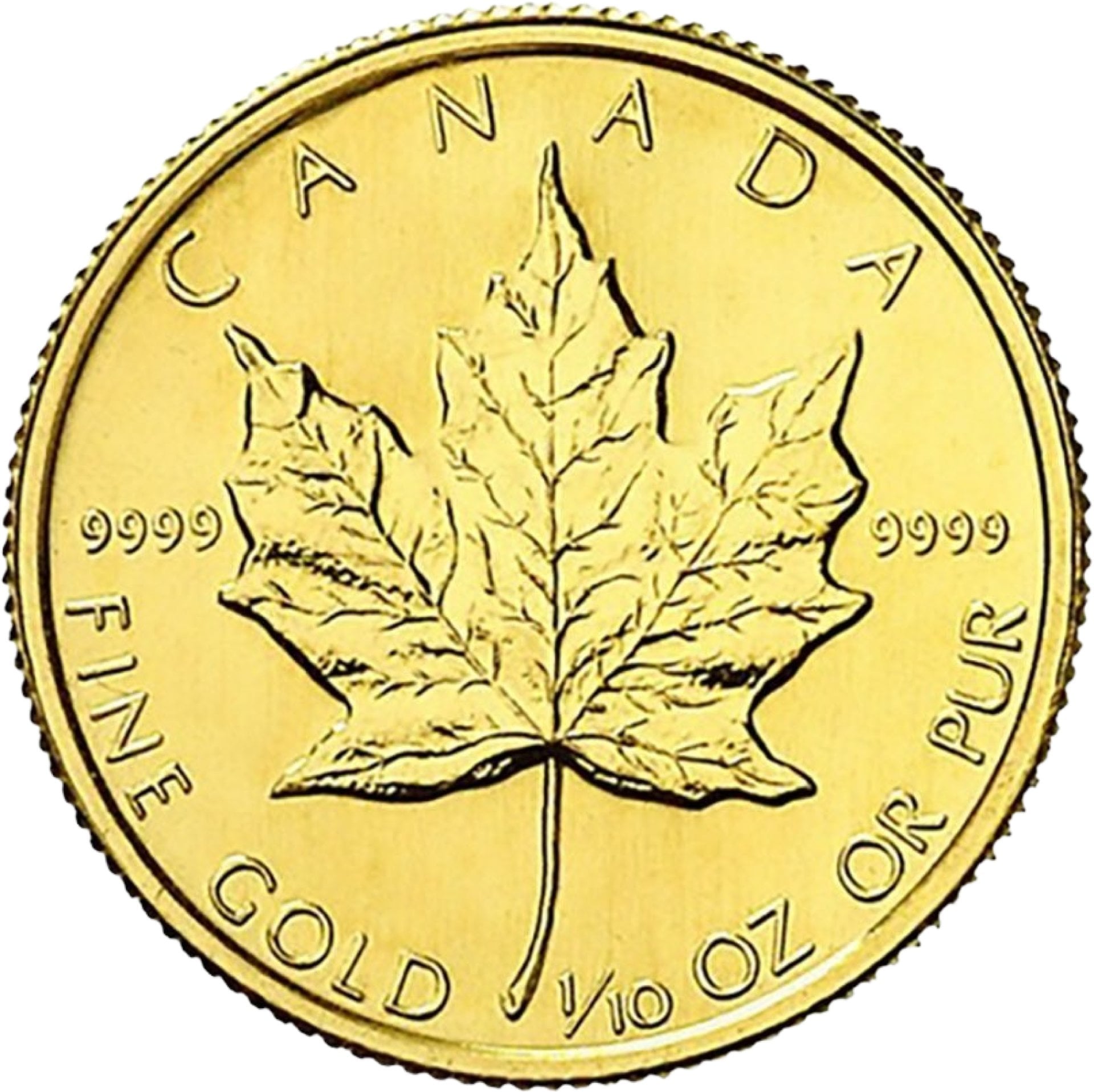 1/10 Unze Gold Maple Leaf 1982