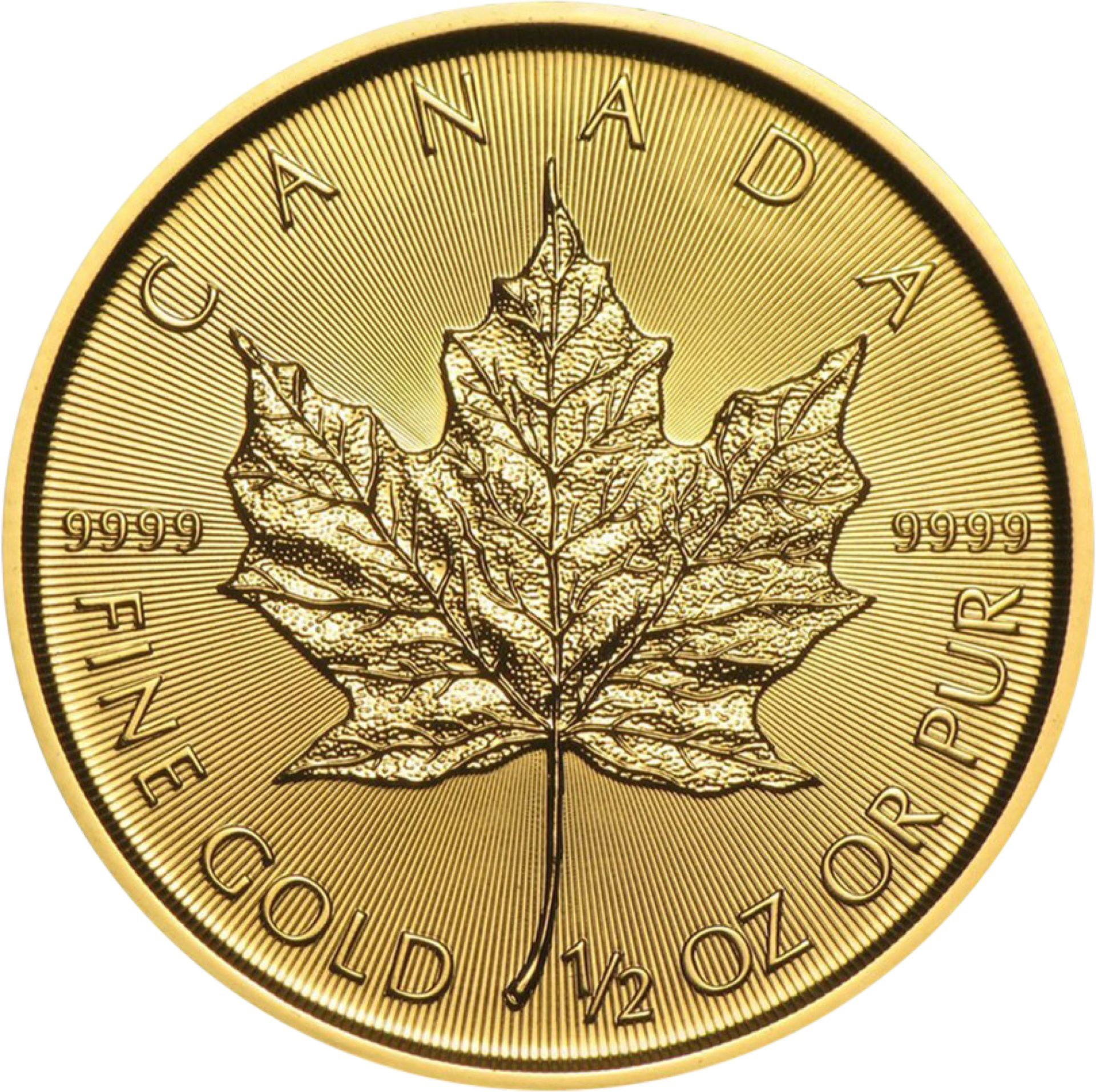 1/2 Unze Gold Maple Leaf 2021