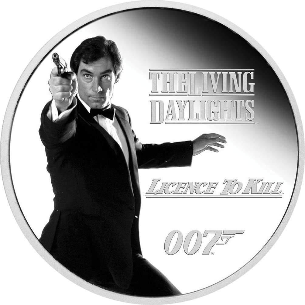 1 Unze Silber James Bond Timothy Dalton 2023 PP (Auflage: 5.000 ...