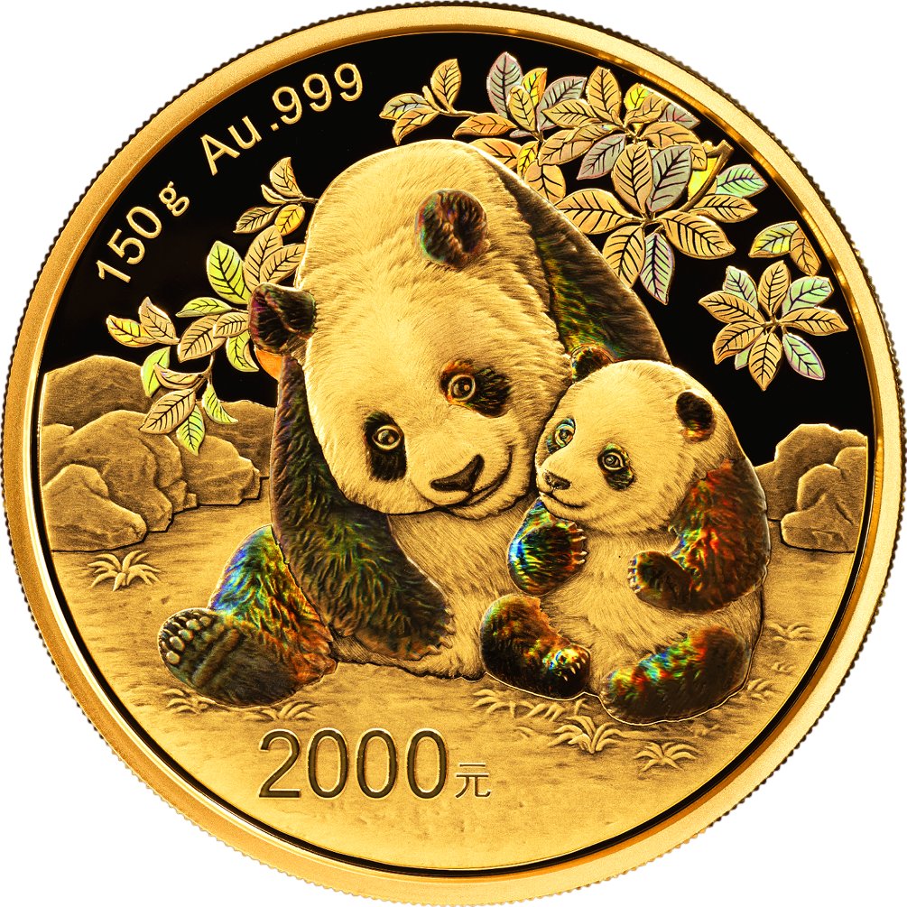 150g Gold China Panda 2024 PP (Auflage: 10.000 | Polierte Platte)