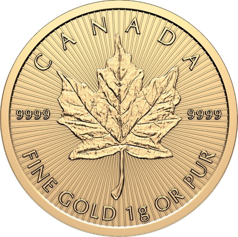 1g Gold Maple Leaf