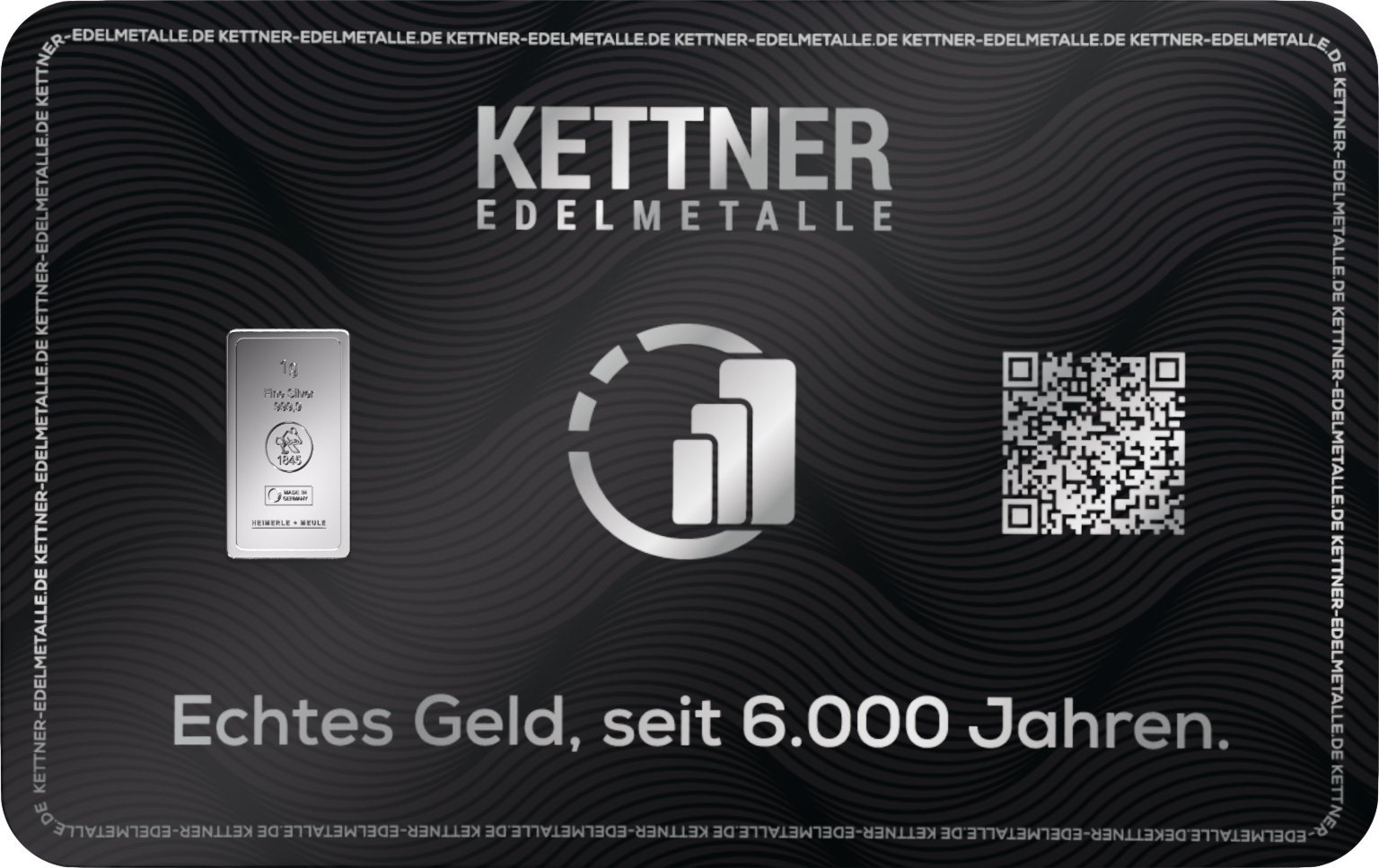 1g Silberbarren Heimerle und Meule (Kettner Edelmetalle)