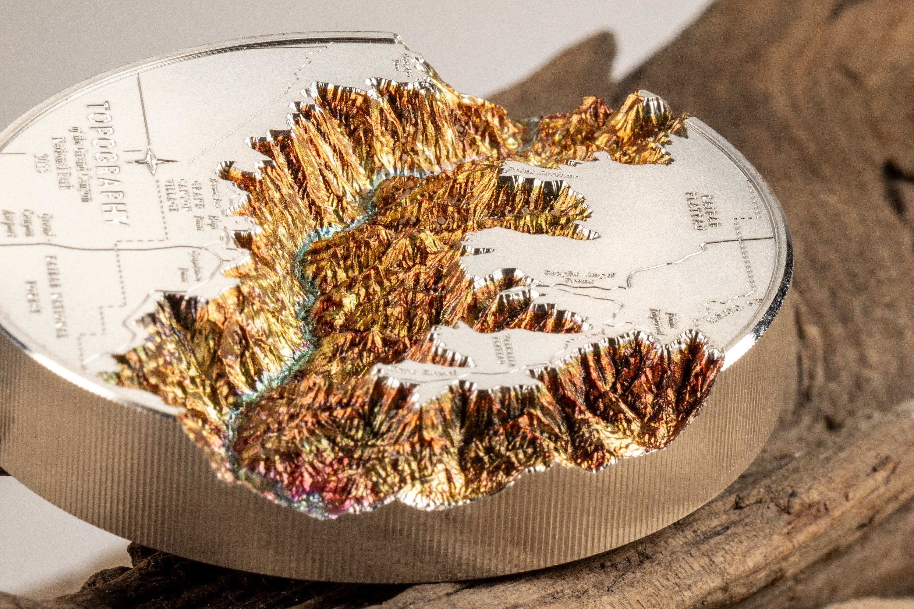 5 Unze Silber Grand Canyon 2023 (Auflage: 777 | Polierte Platte ...