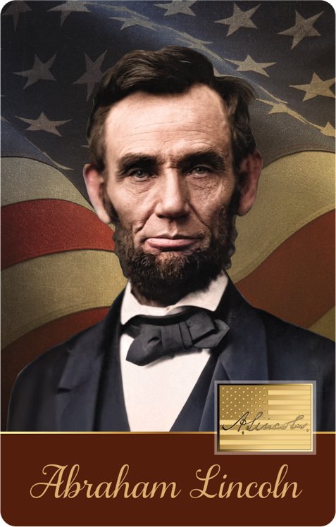 Gold Abraham Lincoln Münze