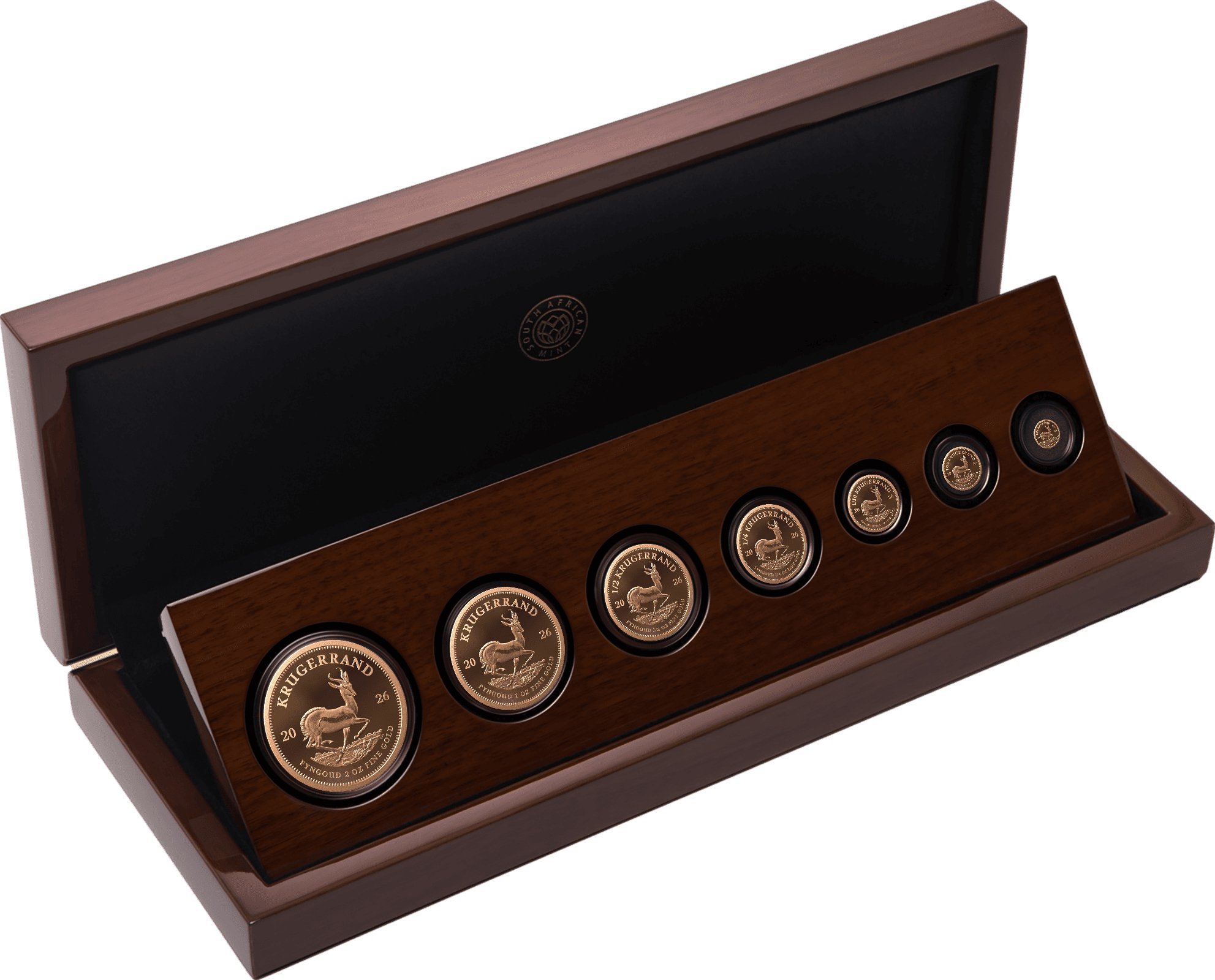 Krügerrand 7 Goldmünzen Prestige Set 2026 PP (Auflage: 50 | Polierte ...